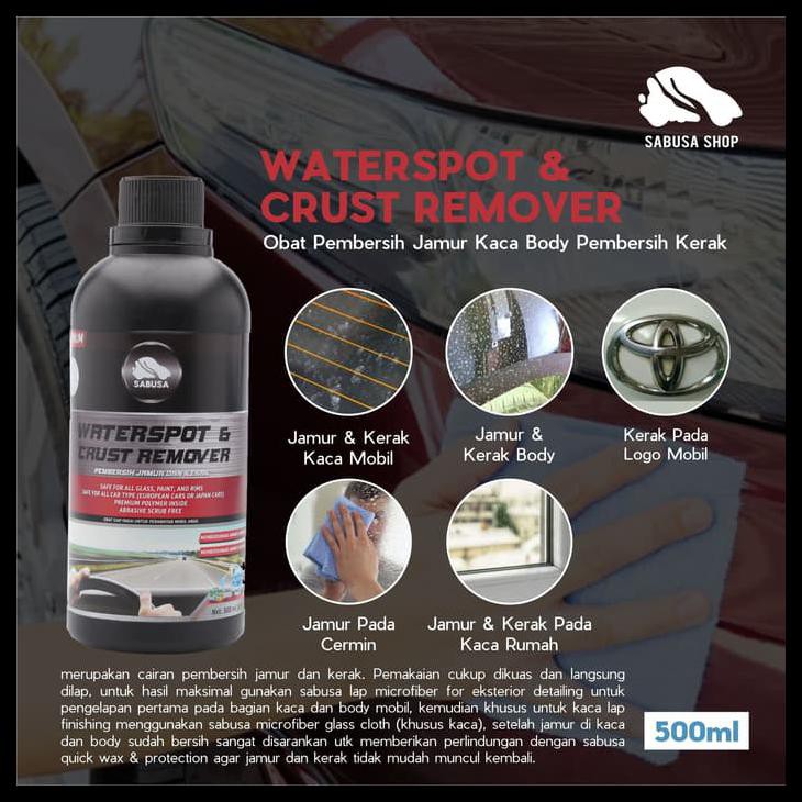 Jual Produk Terbaik Obat Pembersih Jamur Kaca Body Kerak Waterspot Remover Sabusa 500Ml | Shopee ...