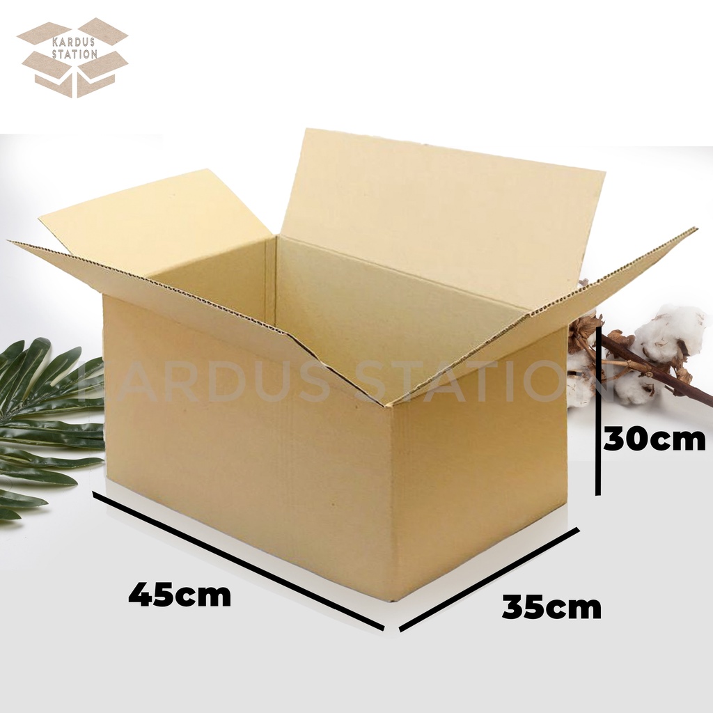 Jual Kardus Box Baru ukuran 45x35x30 cm | Shopee Indonesia