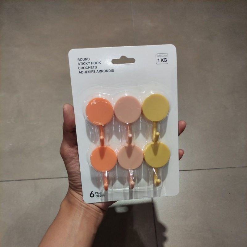 Jual round sticky hook miniso | Shopee Indonesia