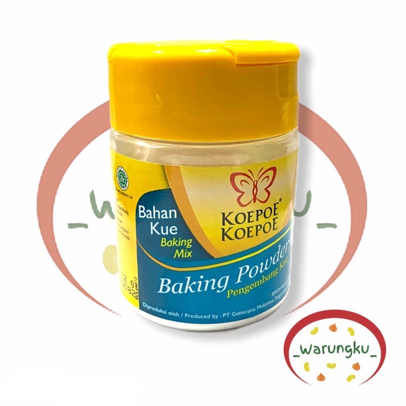 Jual Baking Powder Koepoe 45gr Kue Pengembang | Shopee Indonesia