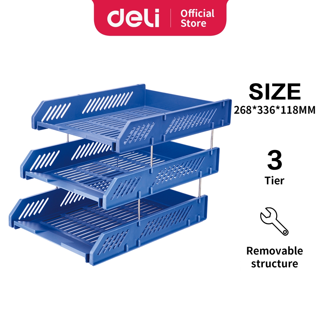 Jual Deli Tempat File Kualitas Tinggi, 2 dan 3 Tingkat 26,8x33,6 E9208 ...