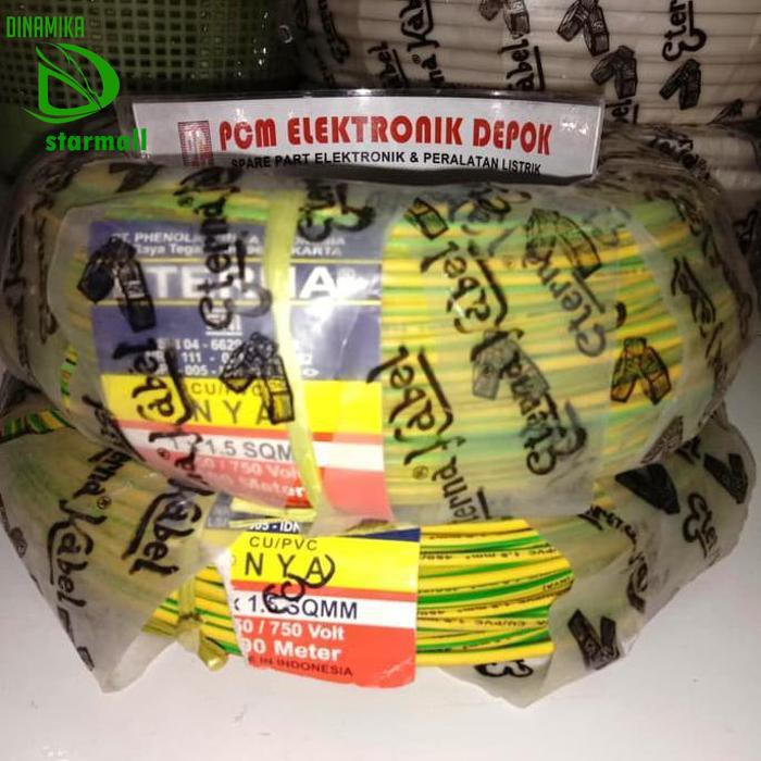 Jual Kabel Ground Grounding 1.5 1X1.5 1 X 1.5Mm Kuning Hijau Per Meter ...