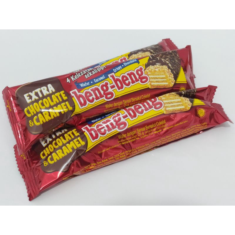 Jual beng-beng EXTRA CHOCOLATE & CARAMEL (25g) | Shopee Indonesia