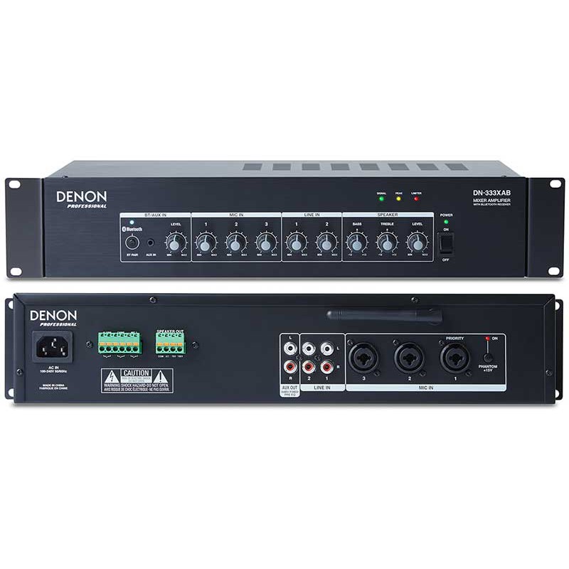 Jual Denon Pro - DN-333XAB 6-Channel Line Mixer Amplifier with ...