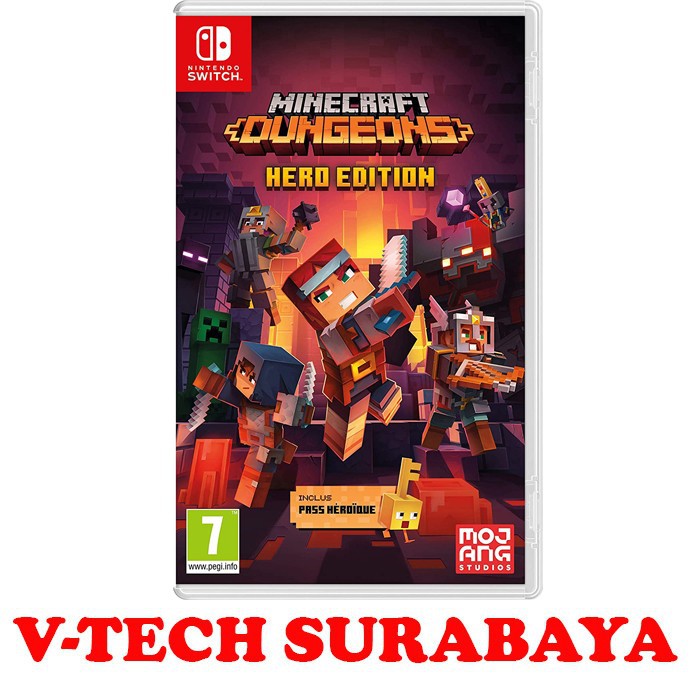 Jual MINECRAFT DUNGEONS DUNGEON HERO EDITION NINTENDO SWITCH | Shopee ...