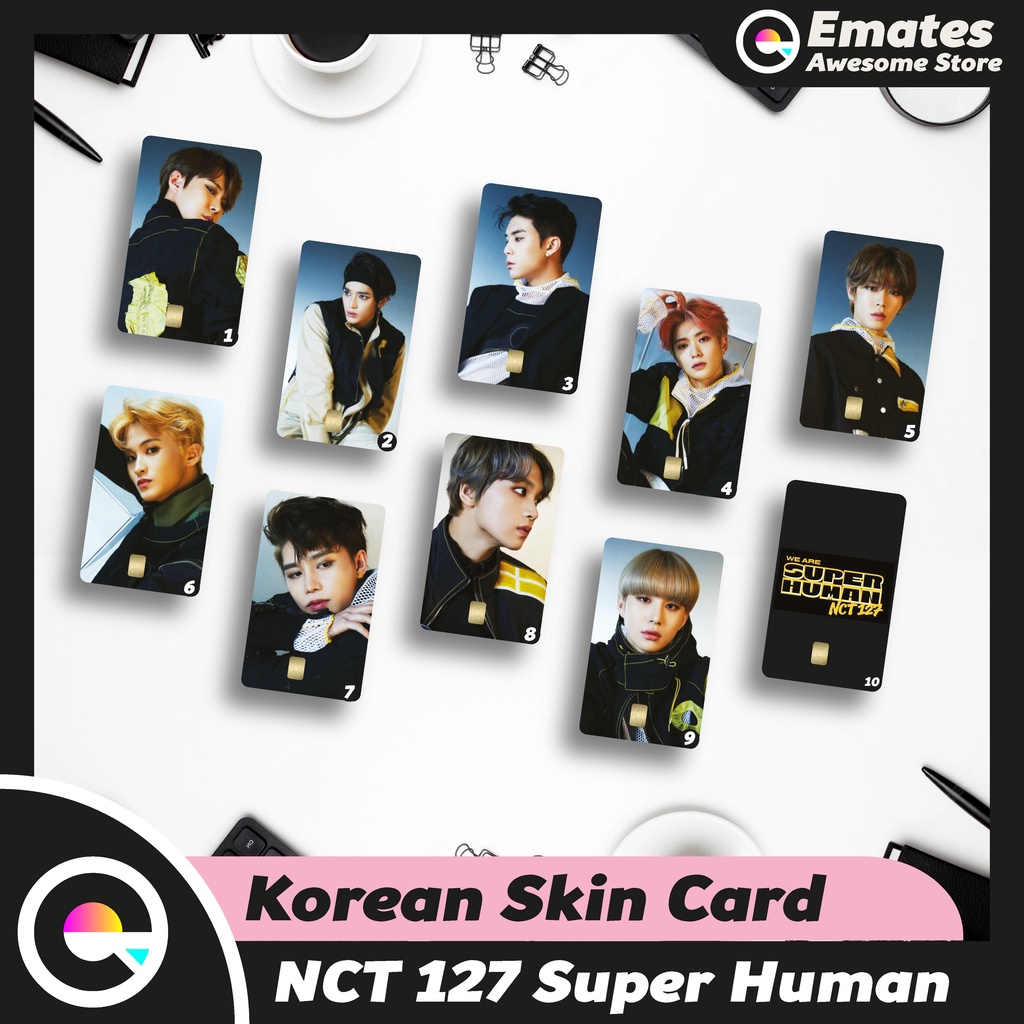 Jual [Stiker Atm] Sticker Skin Kartu ATM NCT 127 Super Human | Shopee ...