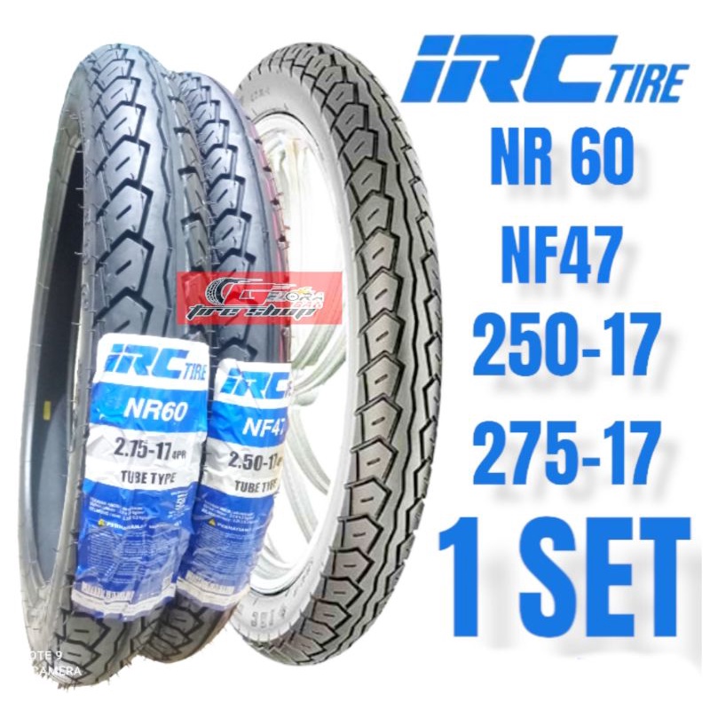 Jual Ban Montor Irc Nr 60 Nf 47 250-17 dan 275-17 ban honda supra revo ...