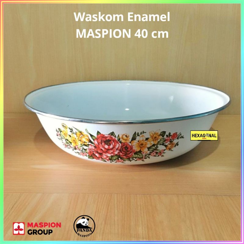 Jual Waskom Kuwung Maspion 40 Cm / Waskom Enamel 40 Cm | Shopee Indonesia