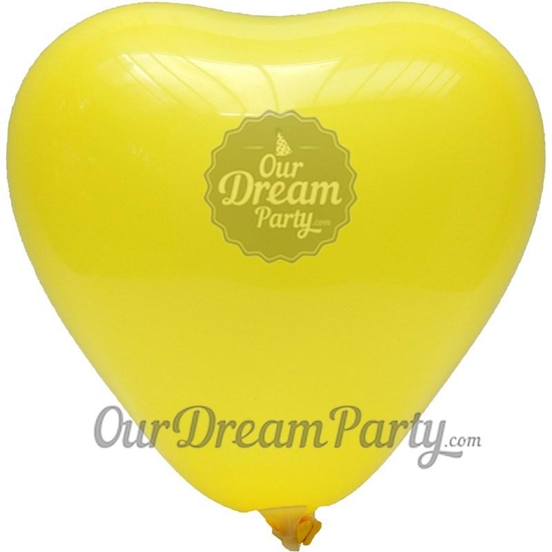 Jual Balon Latex Hati Kuning - USA | Shopee Indonesia