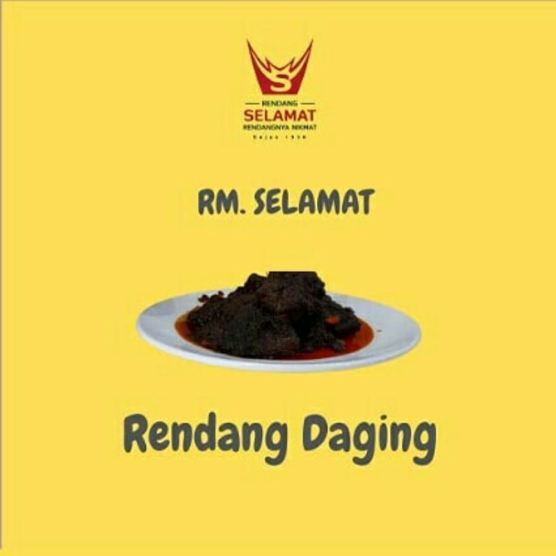 Jual Rendang Daging 1 kg RM Selamat Bukittinggi | Shopee Indonesia