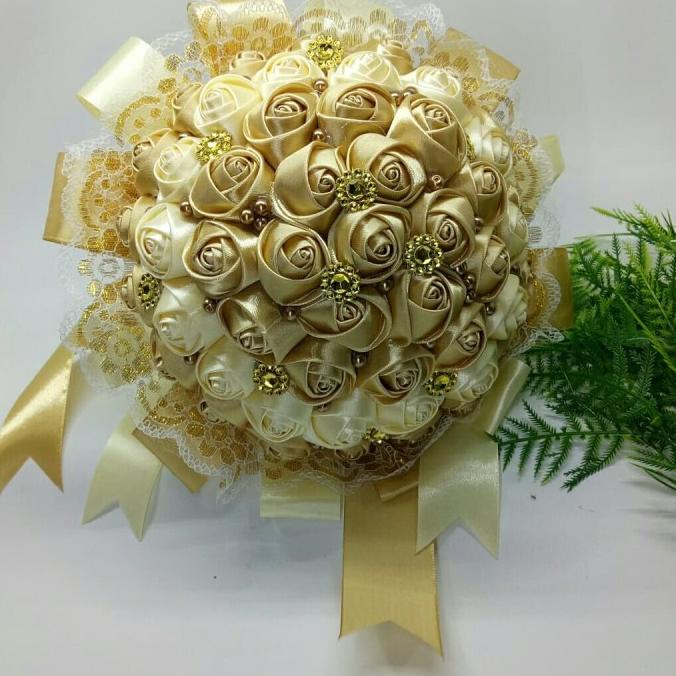 Jual Sale!!! Hand Bucket Kl0304 Pita Satin - Buket Bunga Tangan ...