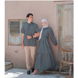 Jual Gamis Couple Pesta Hari Raya Terbaru 2022 Cople Remaja Pasangan ...