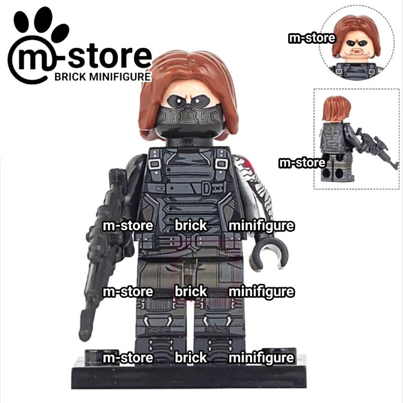 Jual brick the falcon and the winter soldier tfatws bucky barnes mini ...