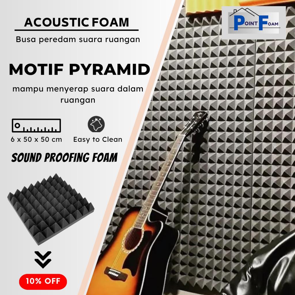 Jual Busa Peredam Suara Ruangan Motif Pyramid Ukuran 6x50x50cm ...