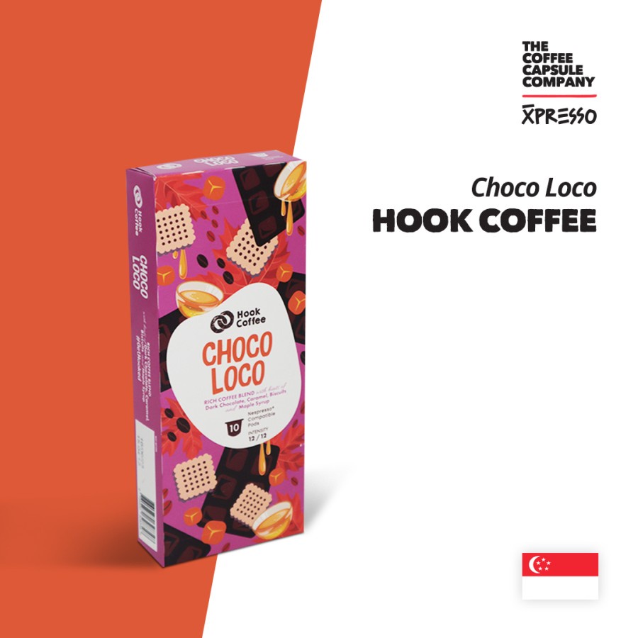 Jual Hook Coffee - Choco Loco - Kopi Kapsul - Coffee Capsule | Shopee ...