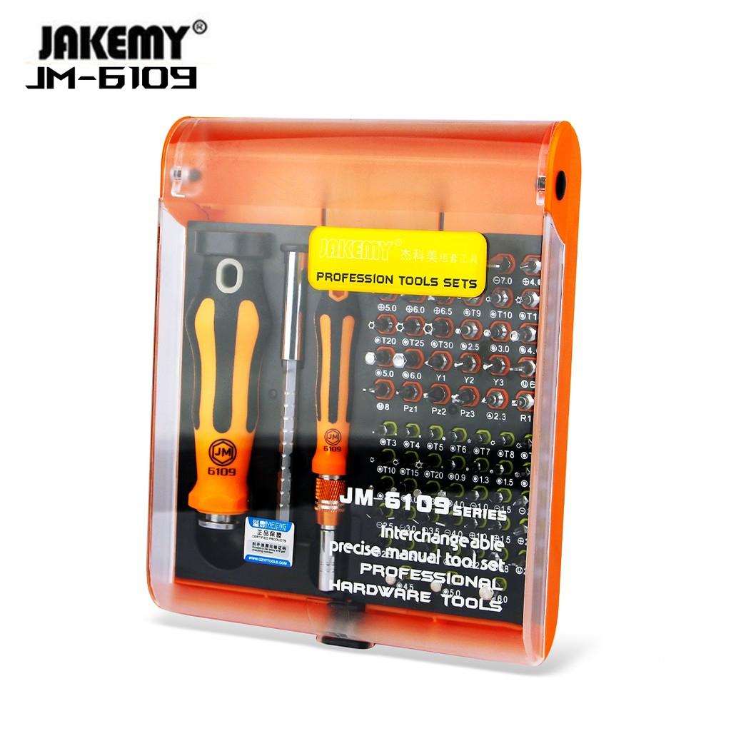 Jual Jakemy Obeng Set JM-6109 72 in 1 HP T4 T5 T6 Pentalobe P2 P ...