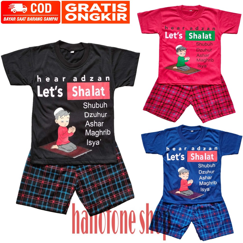 Jual Setelan Kaos Anak Laki Laki Muslim Islam Gambar Anak Sholat ... Jual Setelan Kaos Anak Laki Laki Muslim Islam Gambar Anak Sholat ...
