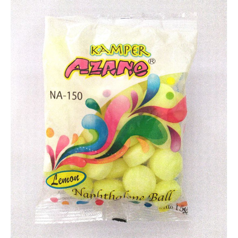 Jual AZANO LEMON KAMPER 150 GR NAPHTHALENE BALL | Shopee Indonesia
