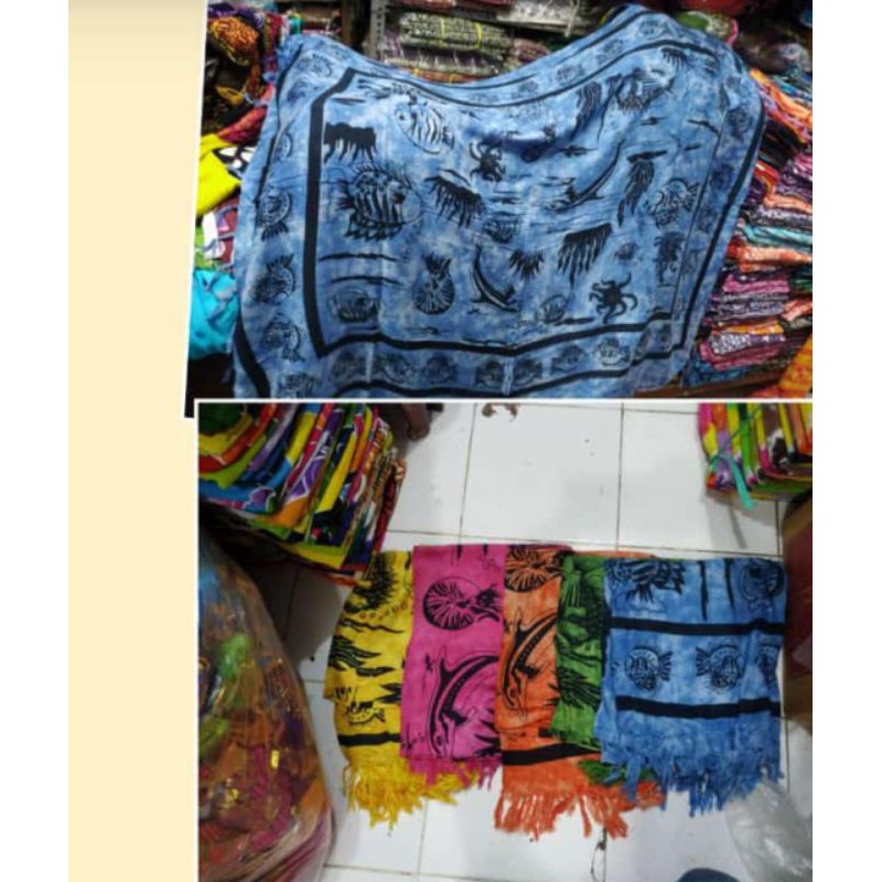Jual Kain Pantai Sarung Pantai Biasa Tipis Rayon | Shopee Indonesia