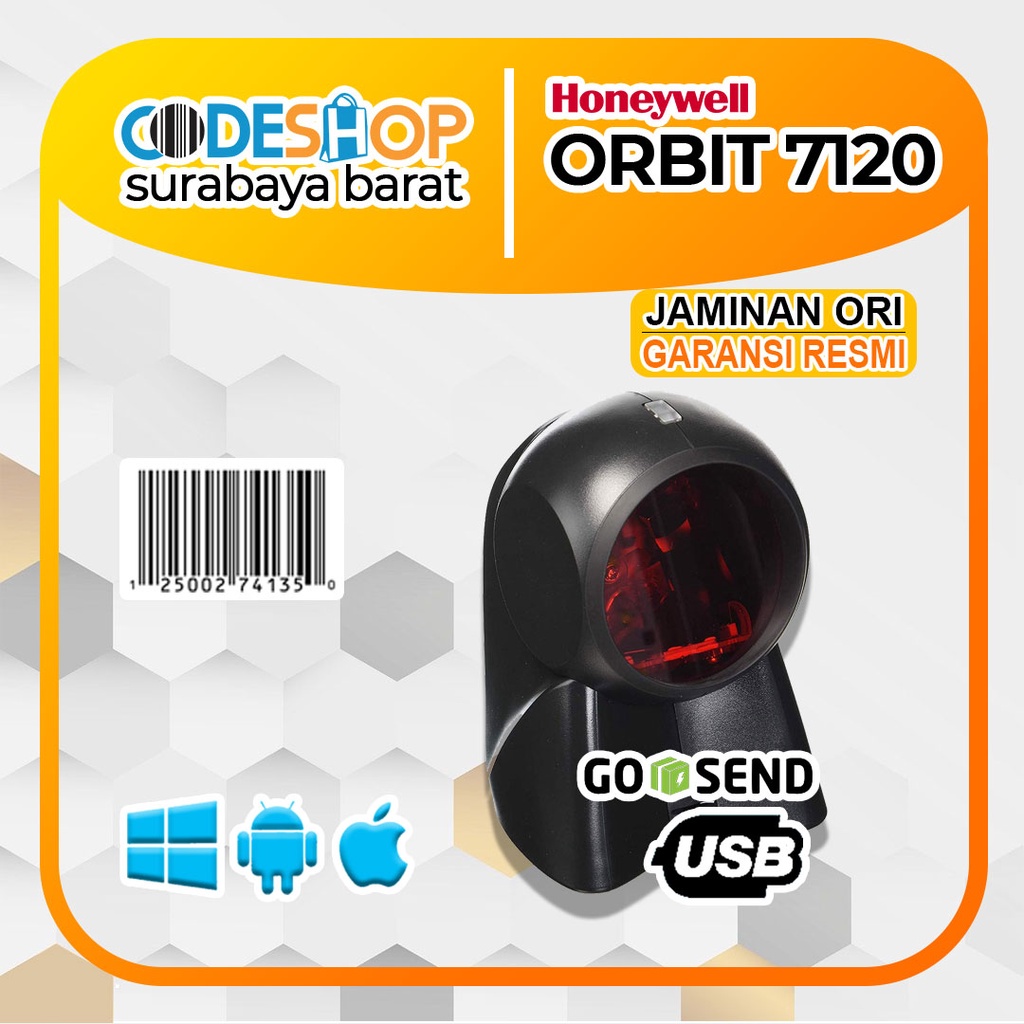 Jual scanner Orbit 7120 Omni laser Honeywell | Shopee Indonesia