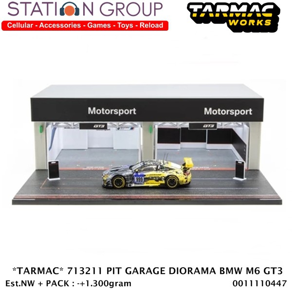 Jual TARMAC WORKS 713211 PIT GARAGE DIORAMA BMW M6 GT3 1-64 20 | Shopee ...