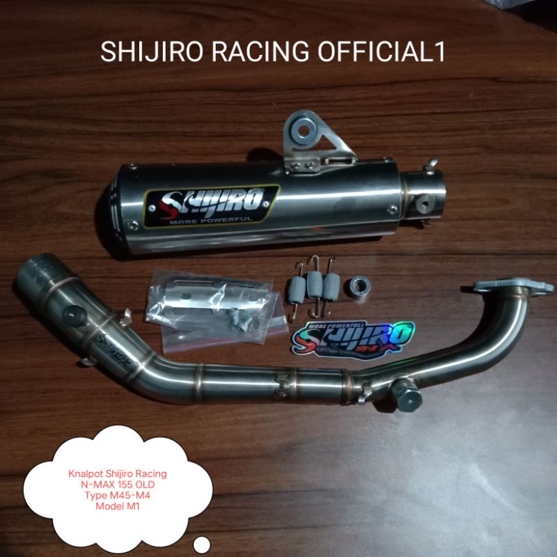 Jual Knalpot Shijiro Racing Original N-MAX 155 OLD type M45-M4 Model M1 ...