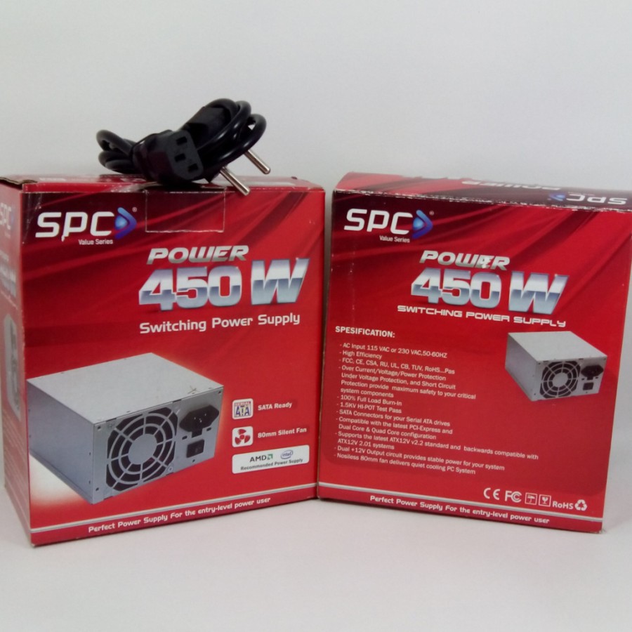 Jual POWER SUPPLY SPC 450 WATT || Athenagamers | Shopee Indonesia