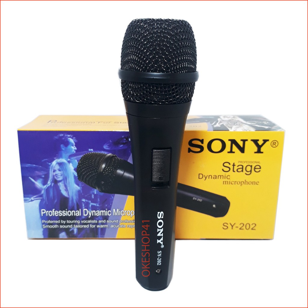 Jual SONY SY-202 Mic Kabel Karaoke Murah Kualitas Bagus | Shopee Indonesia