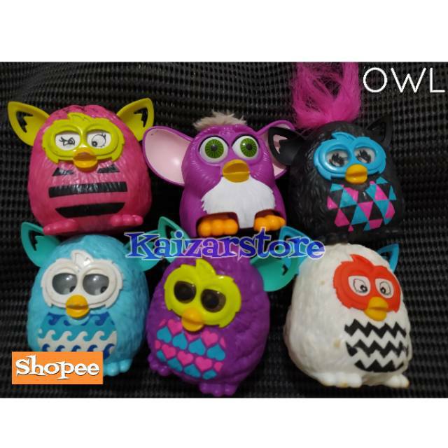Jual Mainan Furby Bird hadiah McDonalds McD happy meal burung hantu owl ...