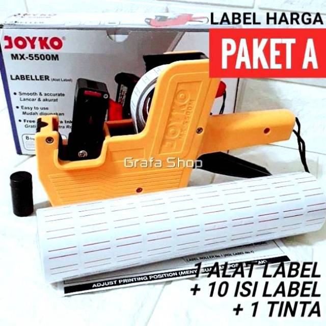 Jual 1 Set Paket Alat Label Harga Pencetak Label Harga Price Labeller ...