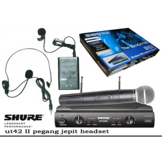 Jual MIC WIRELESS SHURE UT-42 II | Shopee Indonesia