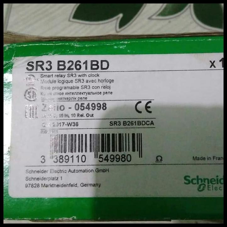 Jual Zelio Smart Relay Sr3B261Bd Schneider Diskon | Shopee Indonesia