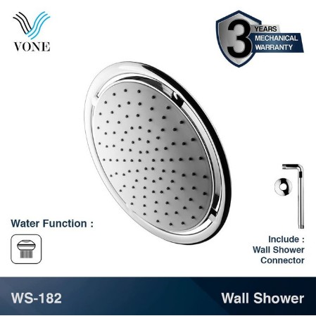 Jual VONE WS-182 Wall Shower Set Bulat Tembok Mandi Head Kepala Tanam ...