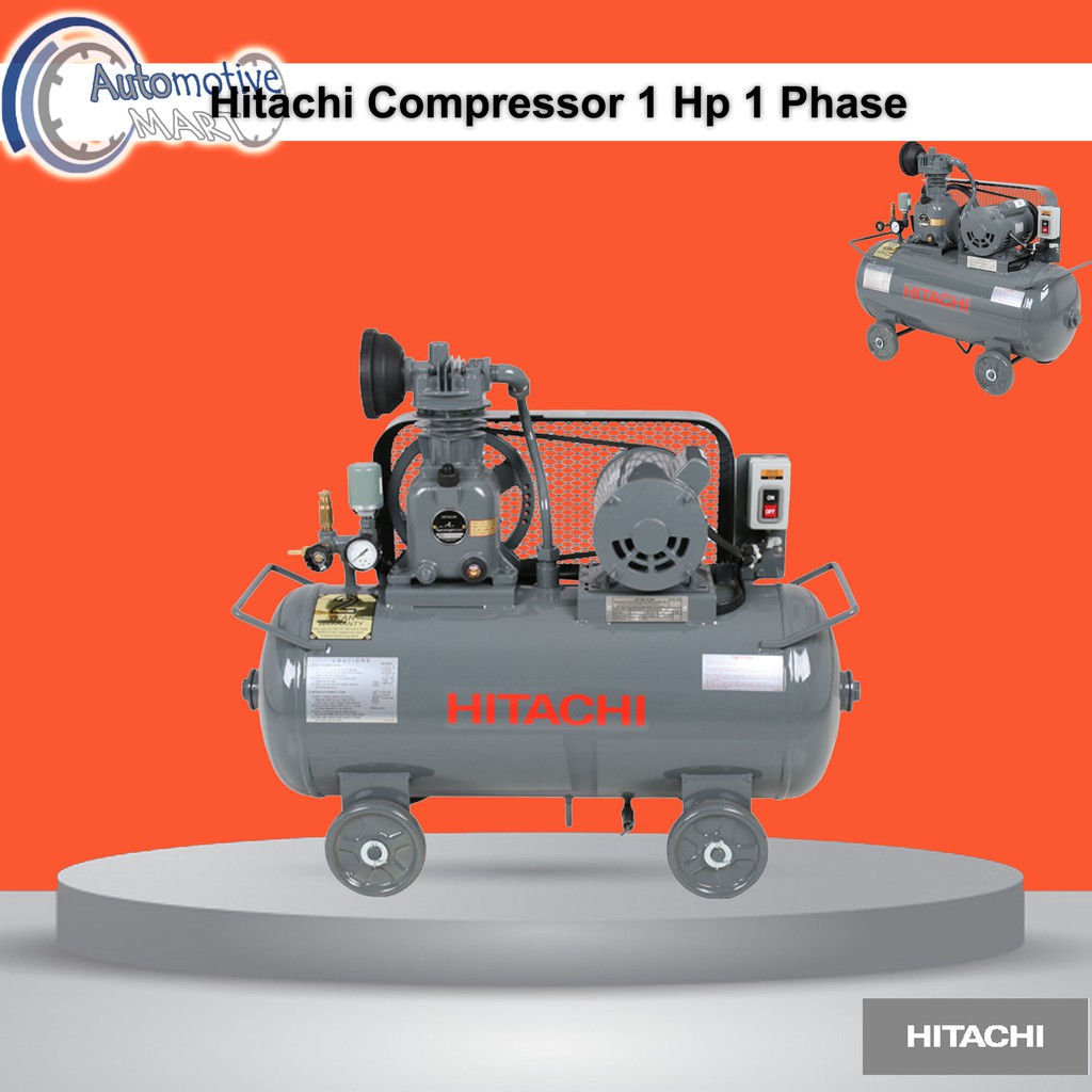 Jual Hitachi Kompressor Angin / Air Compressor 1 Hp 1Phase | Shopee ...