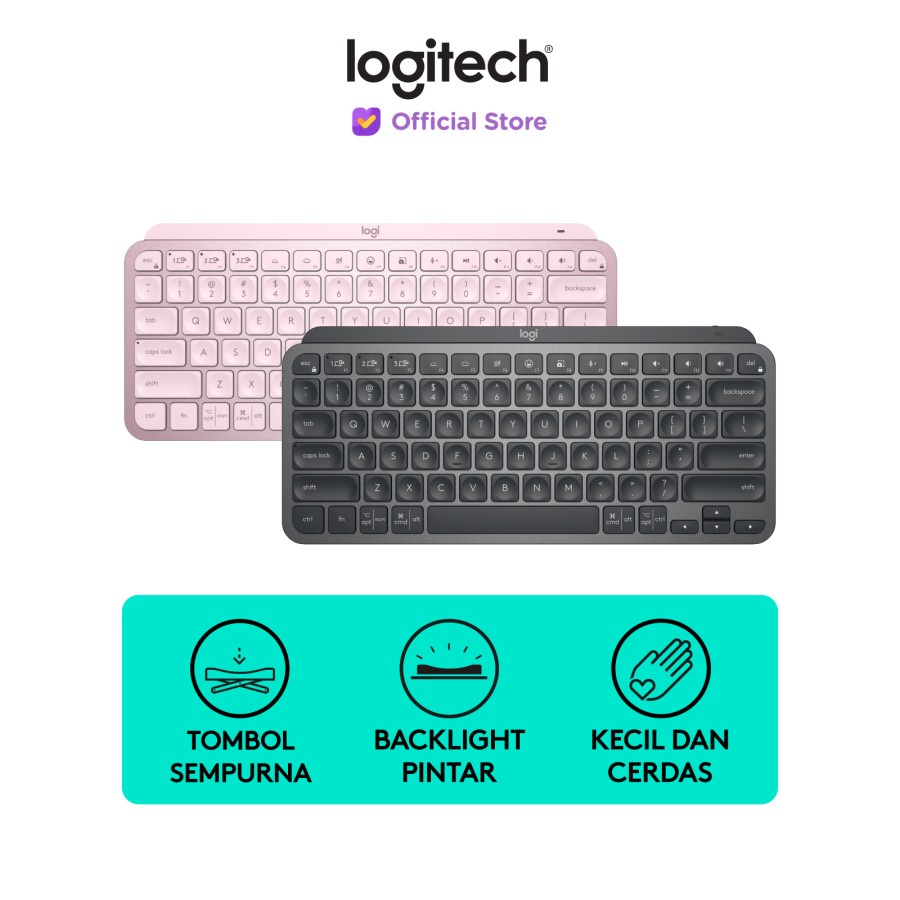Jual Logitech MX Keys Mini Keyboard Wireless Bluetooth Backlit | Shopee ...