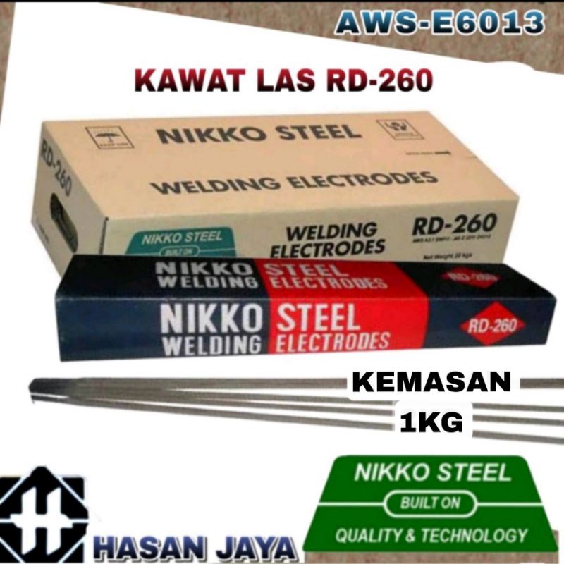 Jual Kawat Las RD260 1.6mm NIKKO STEEL Elektroda RD 260 2 mm Welding Listrik 2.0 X 300 Kemasan ...