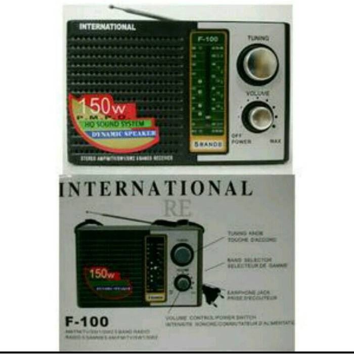 Jual Radio Jadul Internasional f 100 | Shopee Indonesia
