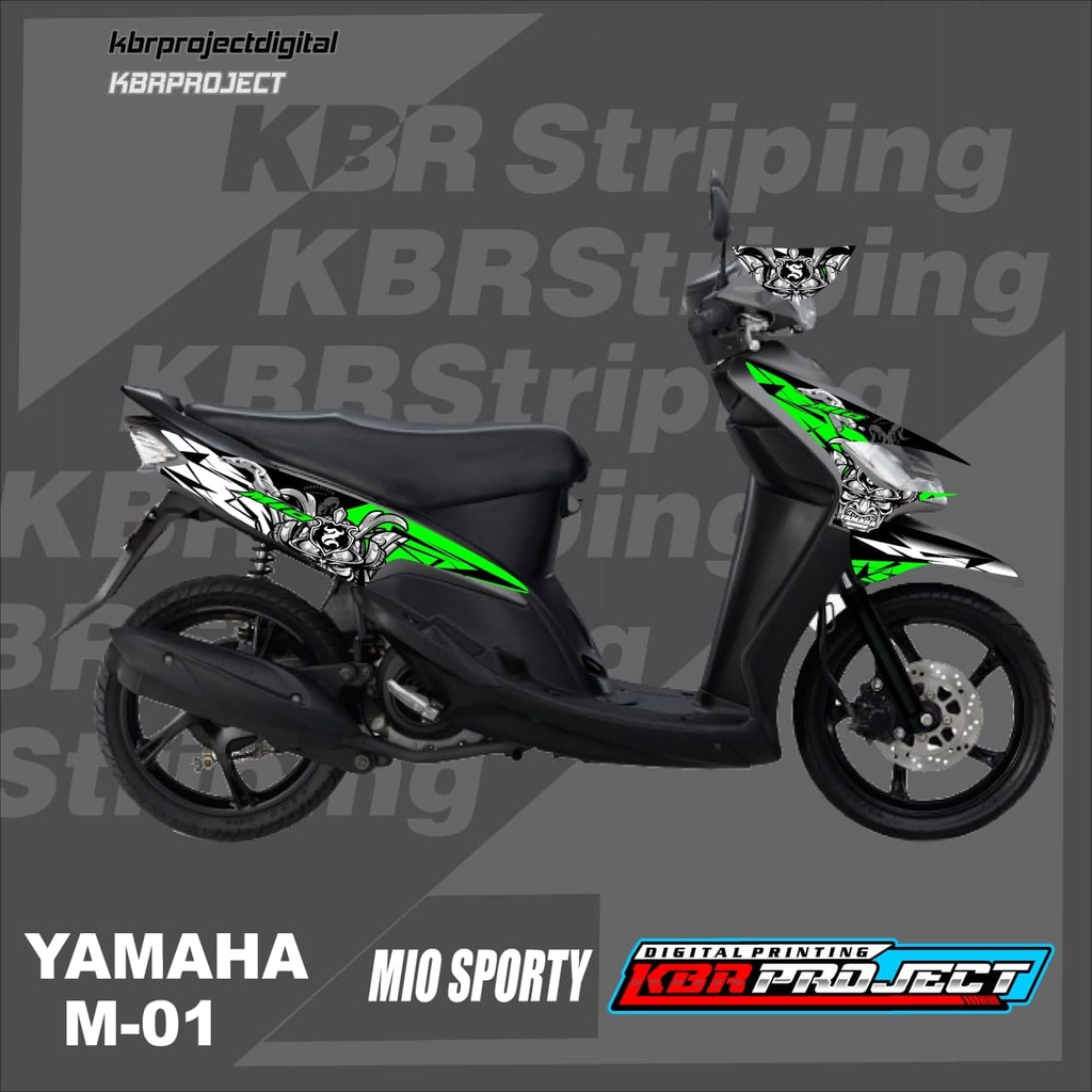 Jual [COD] Stiker MIO SPORTY striping MIO SPORTY motor YAMAHA motor ...