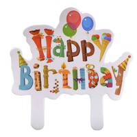 Jual Cupcake Topper HBD Mini Happy Birthday | Shopee Indonesia