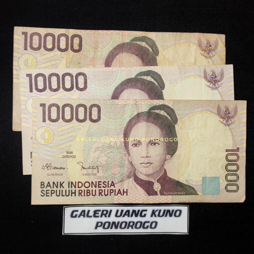 Jual uang kuno 10 ribu rupiah cut nyak die SERI X (JRANG ADA) | Shopee ...