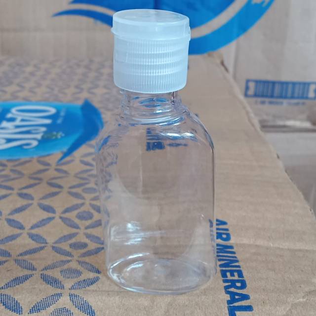 Jual Botol 30 Ml Fliptop/Botol PET / Bening / Botol Antis 30 ml Fliptop ...