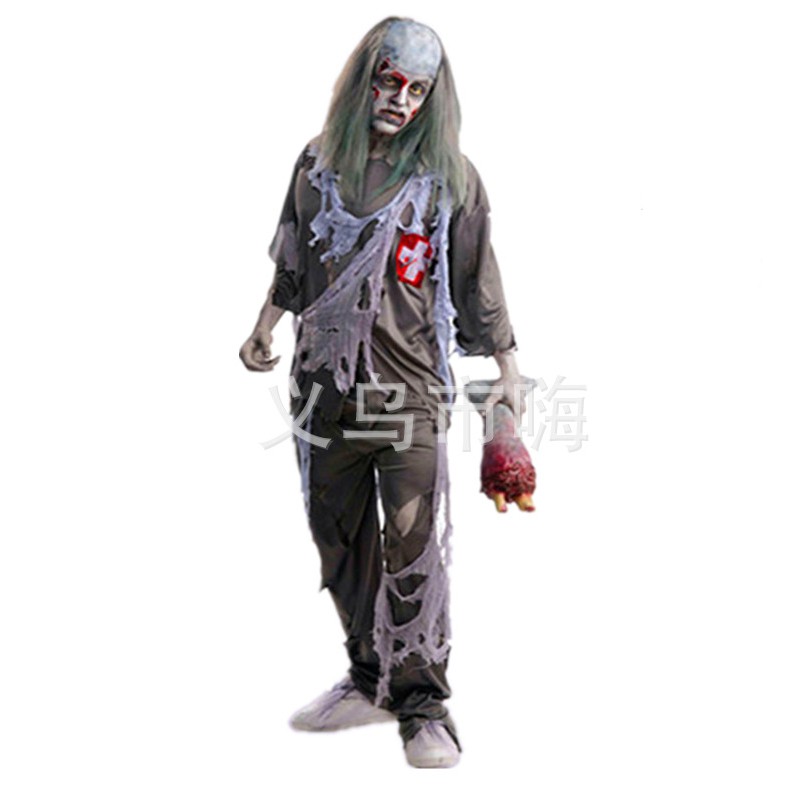 Jual CC-149 kostum halloween zombie mayat berjalan orang gila hantu ...