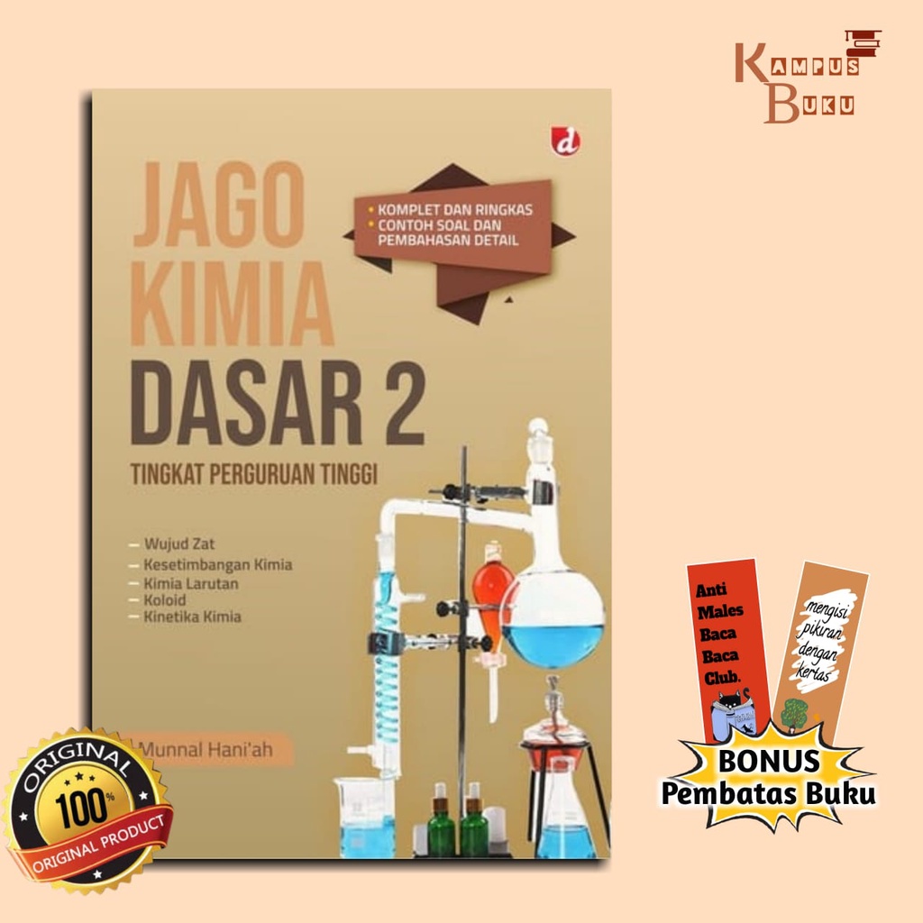 Jual Buku Jago Kimia Dasar 2 Tingkat Perguruan Tinggi - ORI | Shopee ...