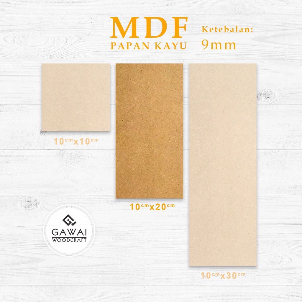 Jual Papan Kayu MDF 9mm 10x20 Siap Pakai | Shopee Indonesia