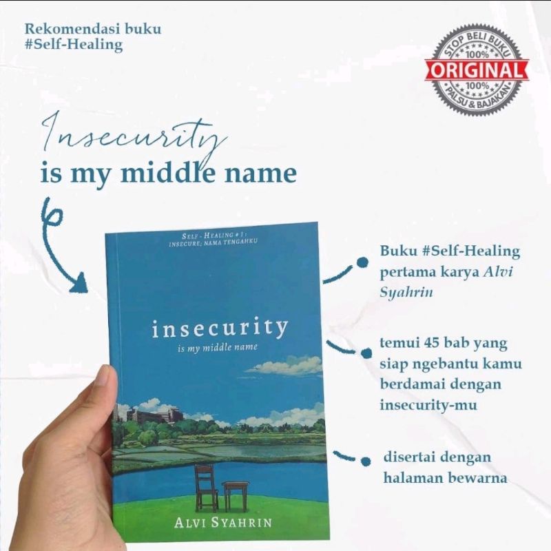 Jual Insecurity: Is My Middle Name (Kawah Media) | Shopee Indonesia