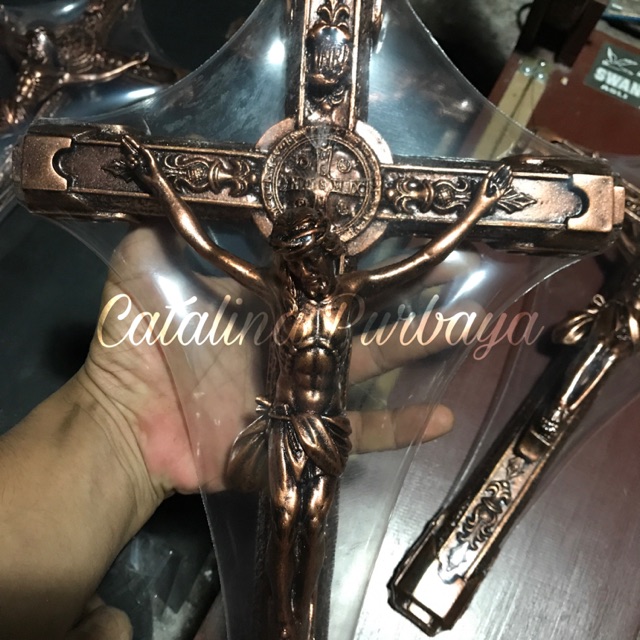 Jual Salib Benedictus 45cm-Benediktus | Shopee Indonesia