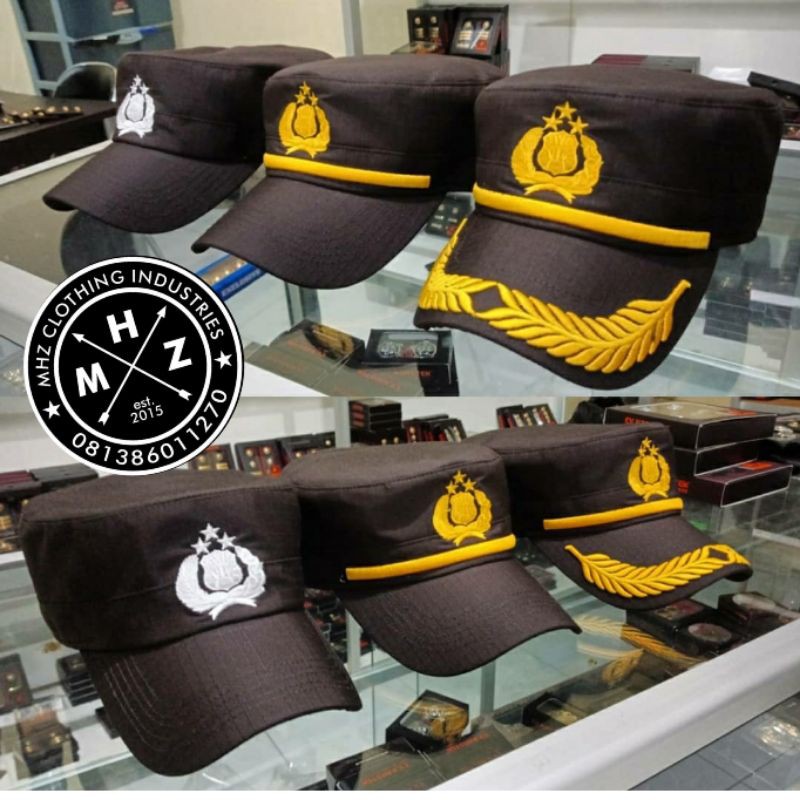 Jual Fieldcap Topi Komando Polisi Polri | Shopee Indonesia