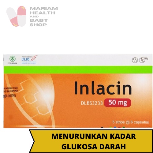 Jual Inlacin 50mg isi 30 kapsul | Shopee Indonesia