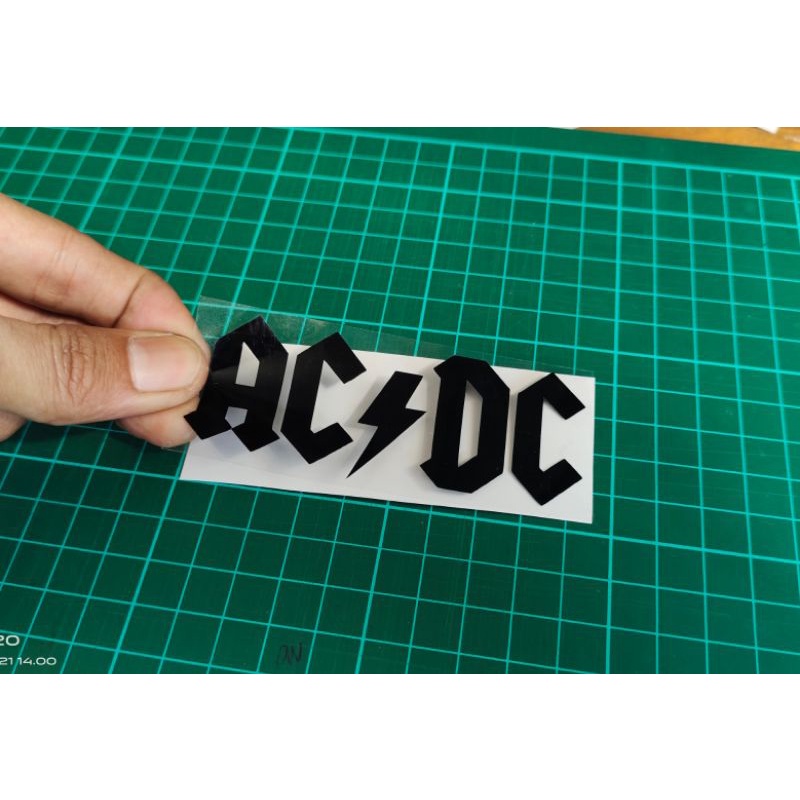 Jual Stiker musik custom 96 acdc distro stiker mobil stiker motor ...