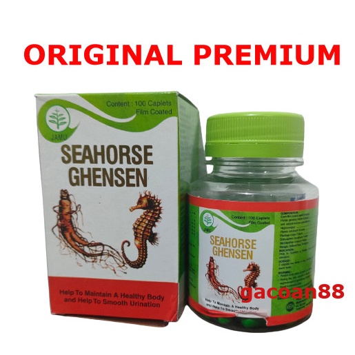 Jual ORIGINAL SEAHORSE GHENSHEN PREMIUM OBAT SEHAT GINJAL | Shopee ...